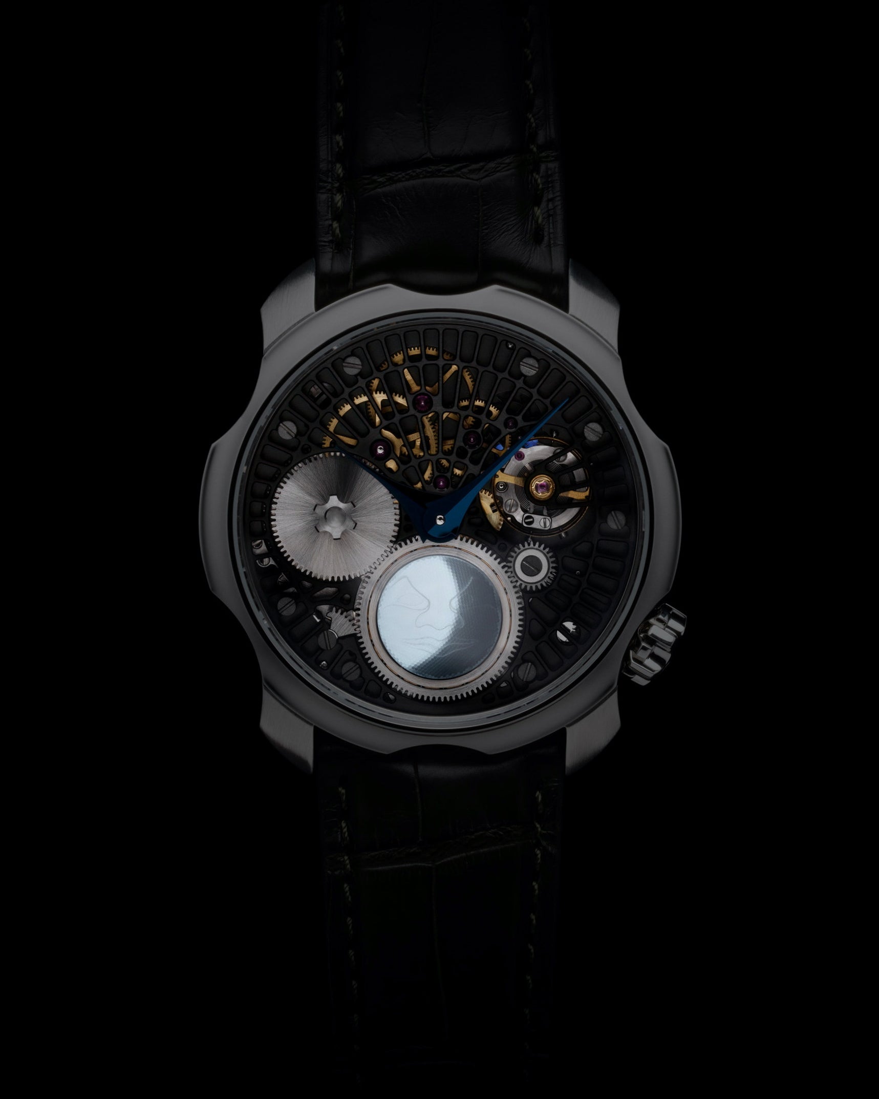 Sarpaneva Watches - Lunations Black Ruthenium – StudioSarpaneva